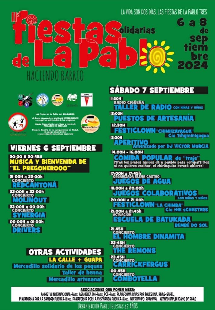 FIESTAS DE LA PABLO - Asociación Rivas Sahel fiestas solidarias de la ...